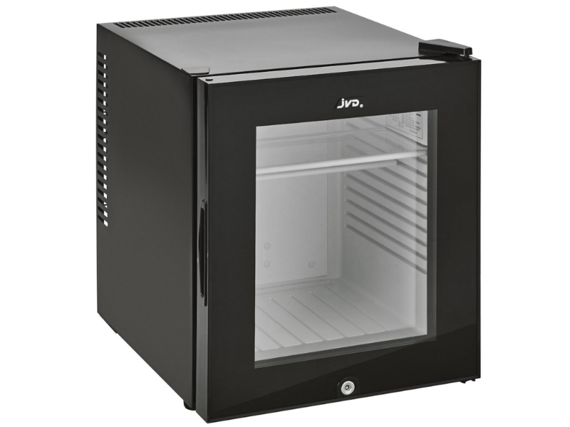 JVD Smart-Compressor 40L Glass Door Minibar Fridge Black | Astro ...
