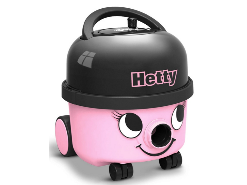 Numatic Hetty Dry Vacuum Cleaner 9 Litre Pink | Astro Hospitality