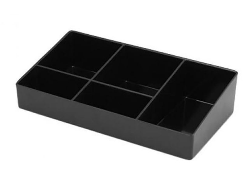 Zen 5 Compartment Sachet Tray, Black | Astro Hospitality Ltd