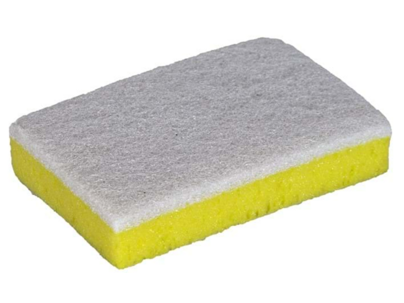 Sponge Scourer White and Yellow | Astro Hospitality