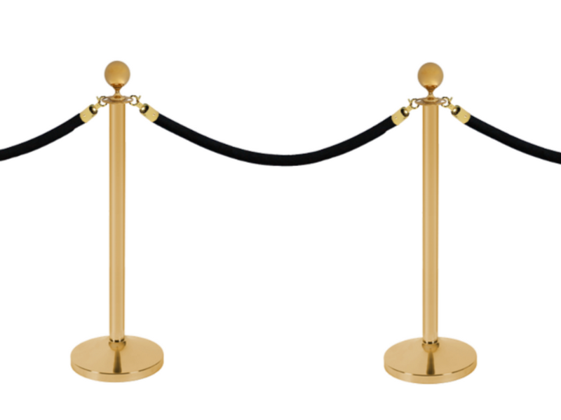 Gold Rope Stand | Astro Hospitality
