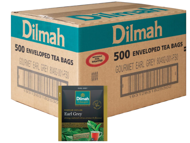 Dilmah Earl Grey Enveloped Tea Bags | Astro Hospitality