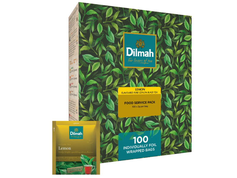 Dilmah Lemon Enveloped Tea Bags | Astro Hospitality
