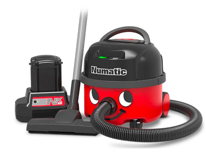 Numatic 8 L Cordless Dry Vac With 2 Batteries | Astro Hospitality