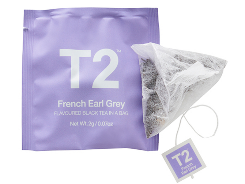 T2 Tea French Earl Grey Individually Wrapped Tea Bags | Astro Hospitality